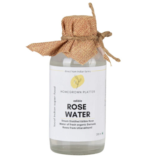 Edible Damask Rose Water - Homegrown Platter